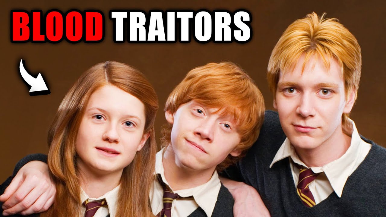 Why Were the Weasleys Called Blood TRAITORS? - Harry Potter Explained ...