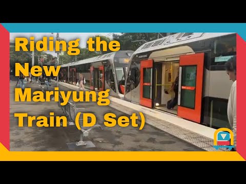 Riding a new Mariyung Train in Sydney - YouTube