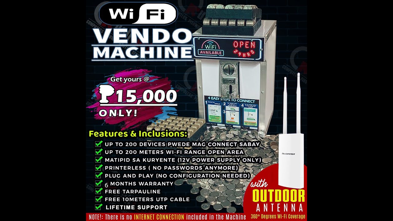 Frequently Asked Questions about Pisowifi Vending Machine - YouTube