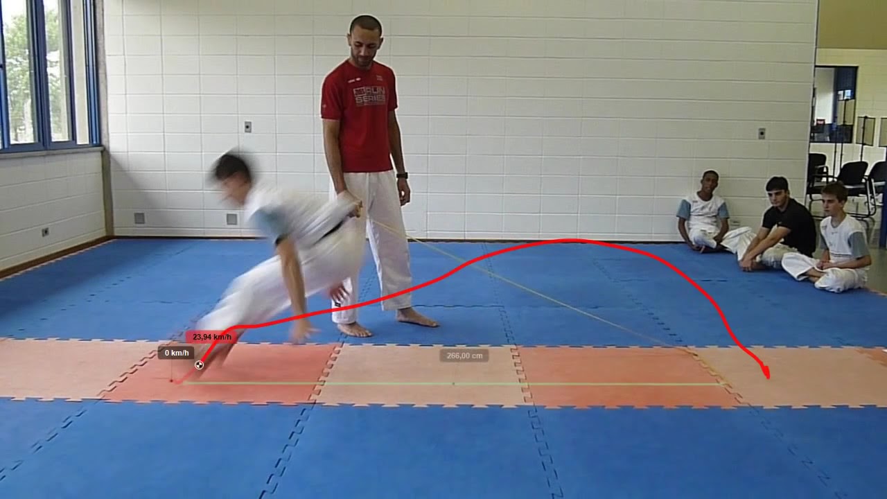 Análise de movimento do salto horizontal com o Kinovea - YouTube