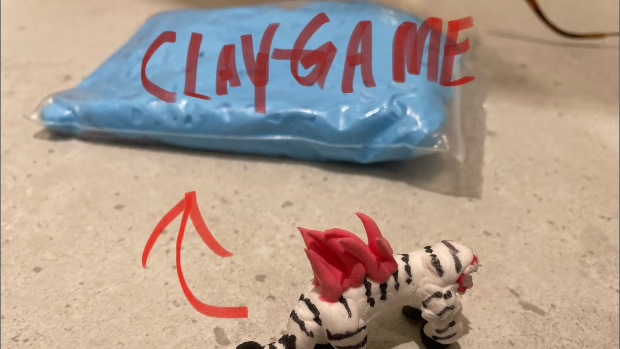 Making Zoochosis Zebra With Clay - YouTube