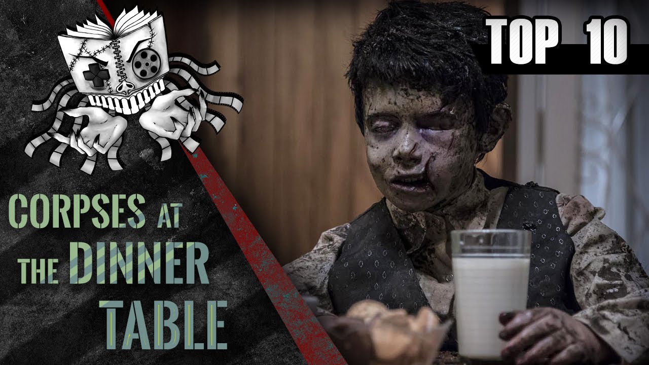 Top 10 Corpses at the Dinner Table in Horror Movies - YouTube