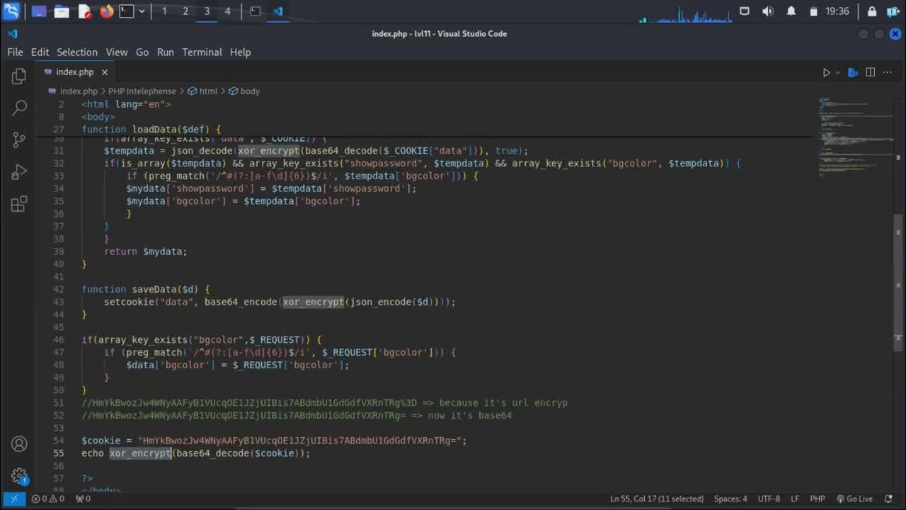 Cracking the Code: OverTheWire Natas Level 11 Walkthrough (Beginner Friendly) - YouTube