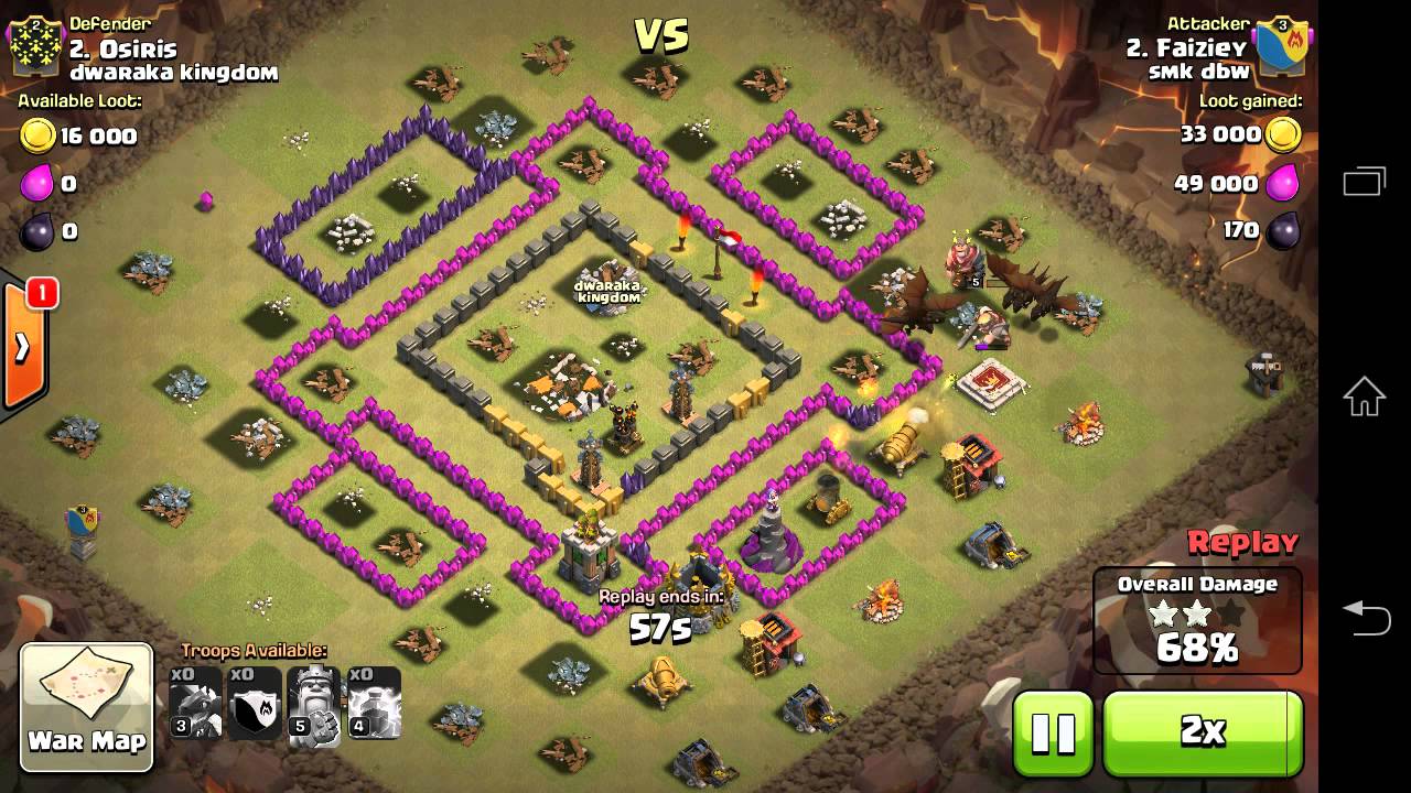 War 12 - dwaraka kingdom VS smk dbw - YouTube