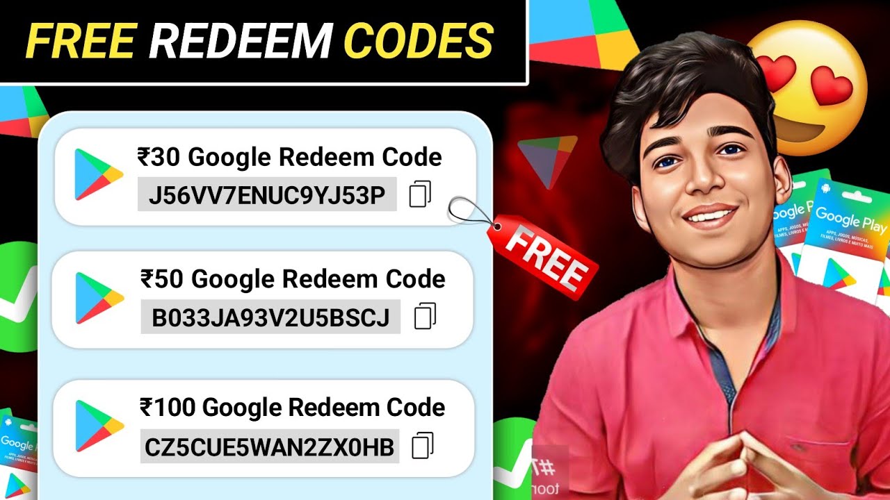 Free Redeem Code Today | Free Redeem Code App | Google Play Redeem Code ...