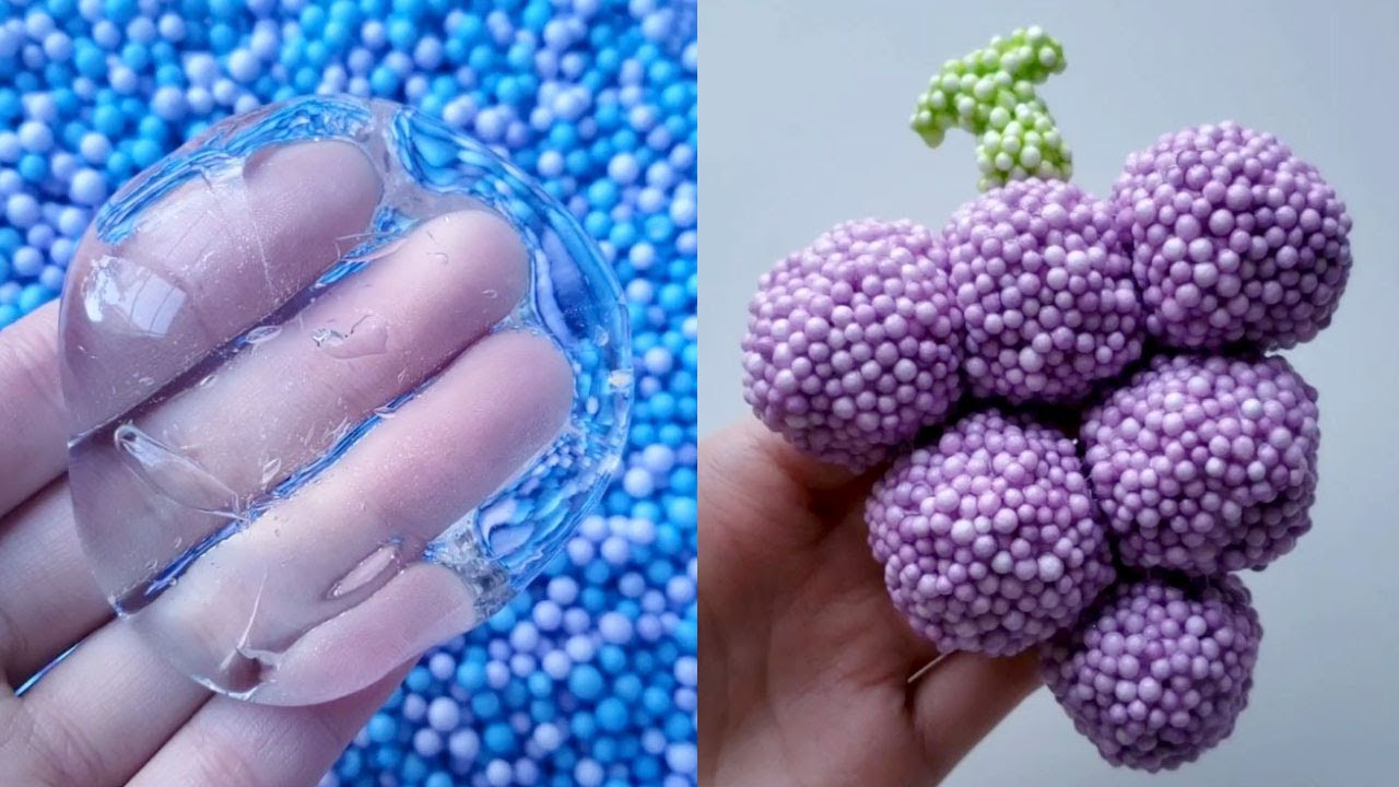 FLOAM SLIME MIXING - SATISFYING SLIME ASMR VIDEO M04 - YouTube