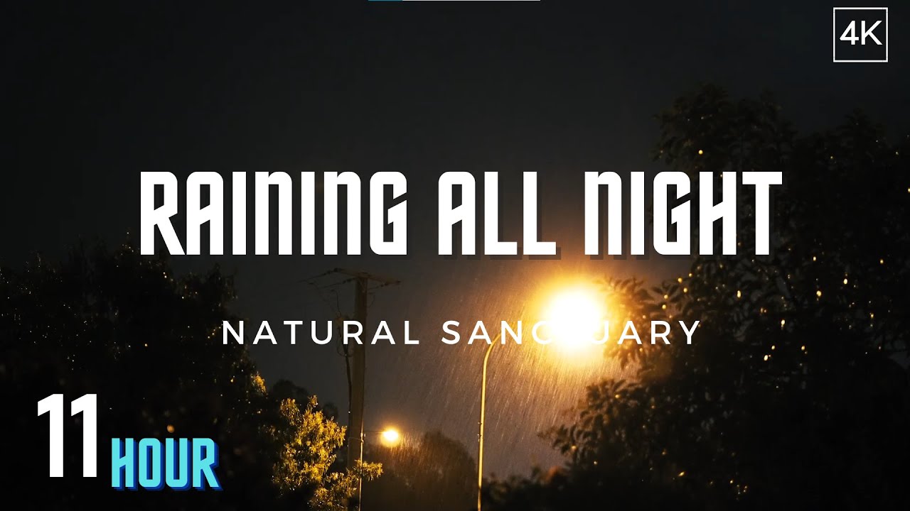 Raining All Night | Natural Sanctuary | Cloud Sound | Relaxing and Smoothing Rain - YouTube