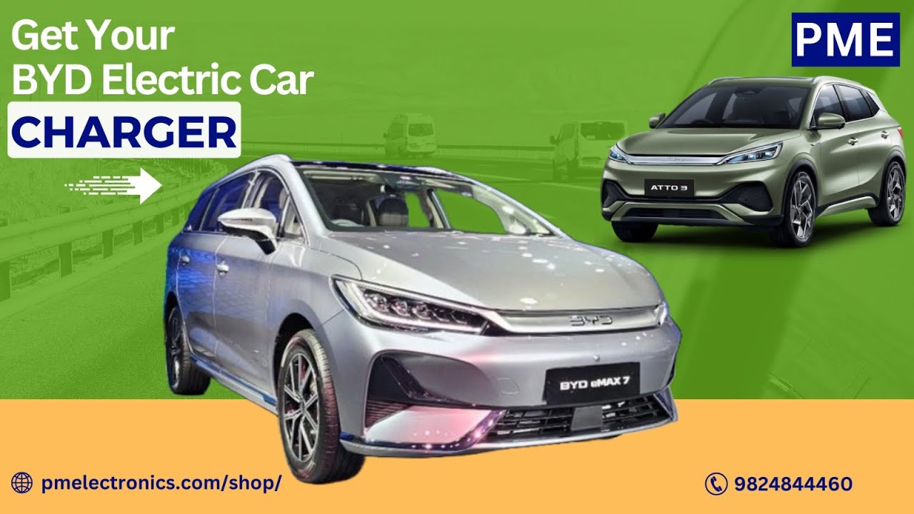 BYD EV Charging Time in India | How 7.2kW EV Charger by PME Make ...
