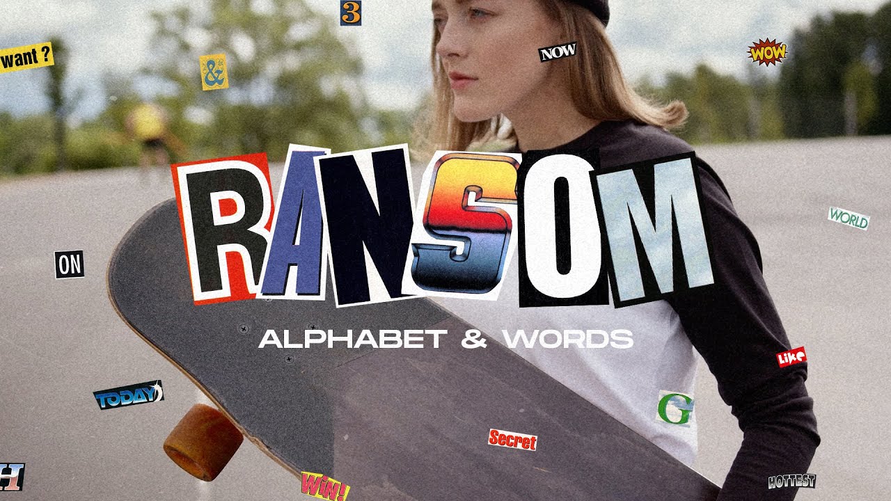 Ransom Alphabets & Words - YouTube
