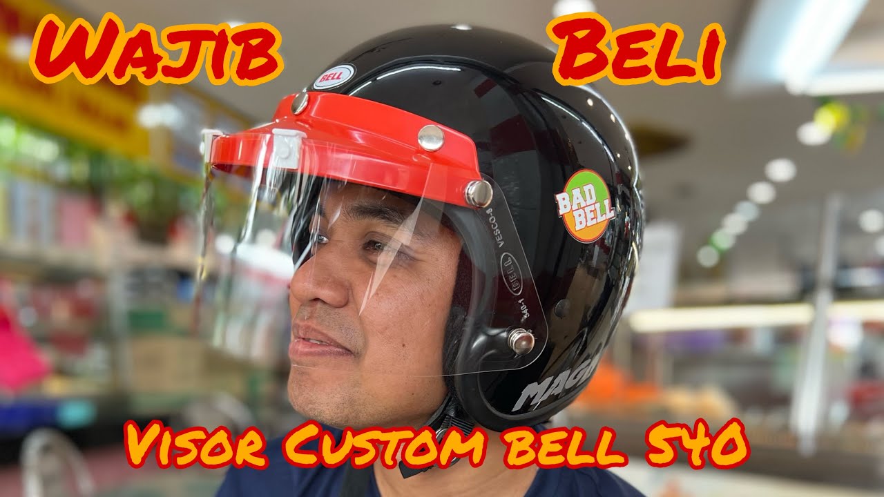COD VISOR BELL CUSTOM | WAJIB BELI UNTUK HELMET BELL KORANG - YouTube