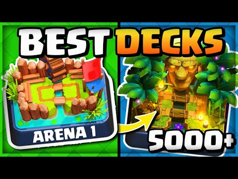 BEST DECKS for EVERY ARENA in Clash Royale! (Arena 1 - Arena 15)! - YouTube