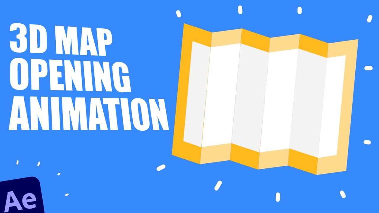 3D Map Opening Animation in After Effects Tutorials - YouTube