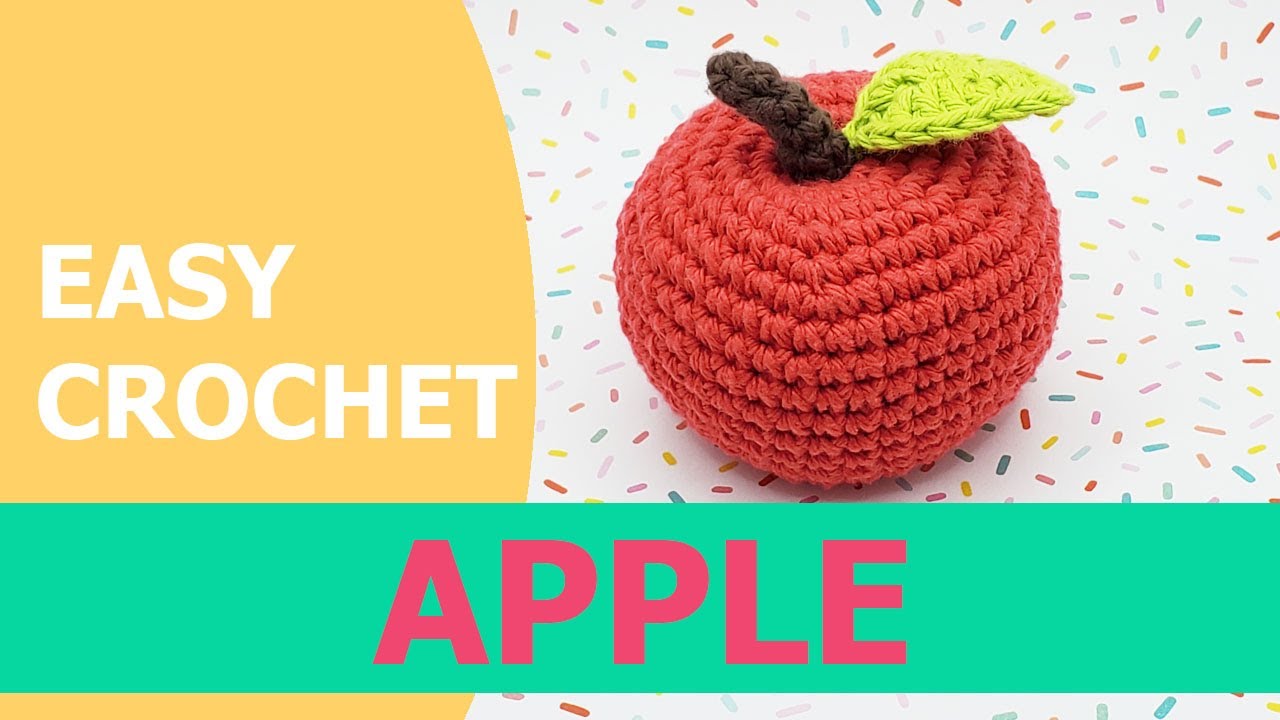 Easy Apple Crochet Tutorial for Beginners - YouTube