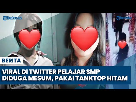 Viral di Twitter Pelajar SMP Diduga Mesum, Pakai Tanktop Hitam, Busungkan Dadanya