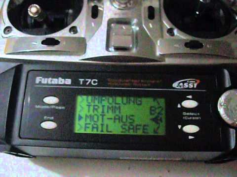 Futaba 7C 2.4ghz 7ch - YouTube