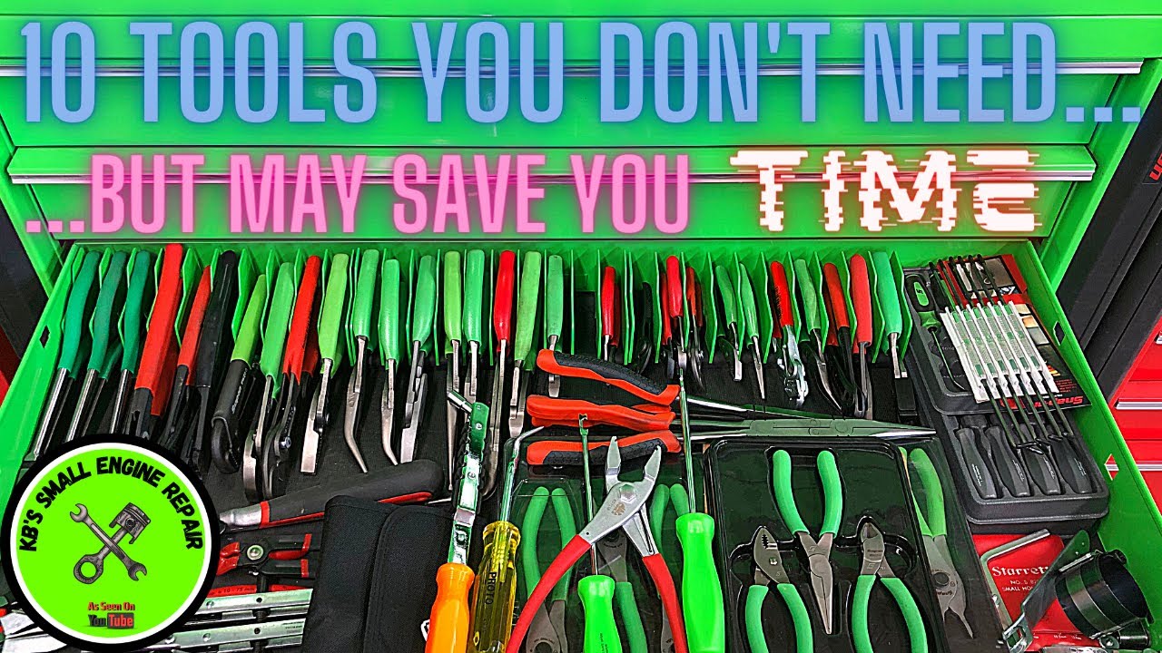 10 Tools you don't need right off...but may save you time and money in ...