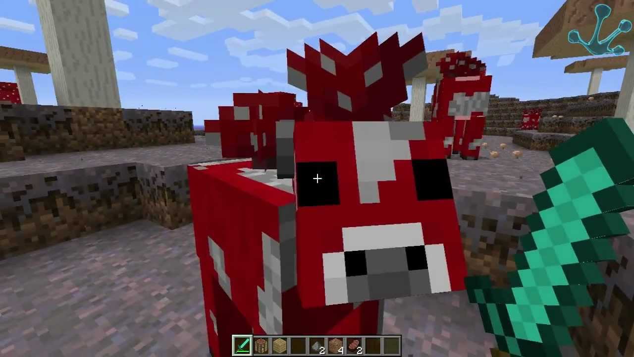 Minecraft · La extraña isla con setas - YouTube