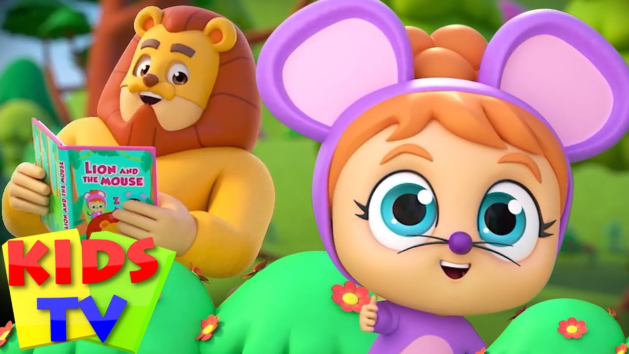 The Lion and The Mouse | Nursery Rhymes & Baby Songs | Stories for ...