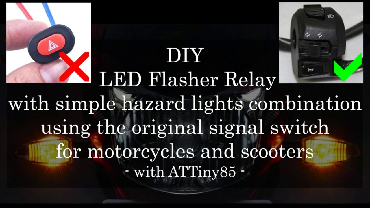 DIY LED Flasher Relay with hazard lights combination v1.0 for ...