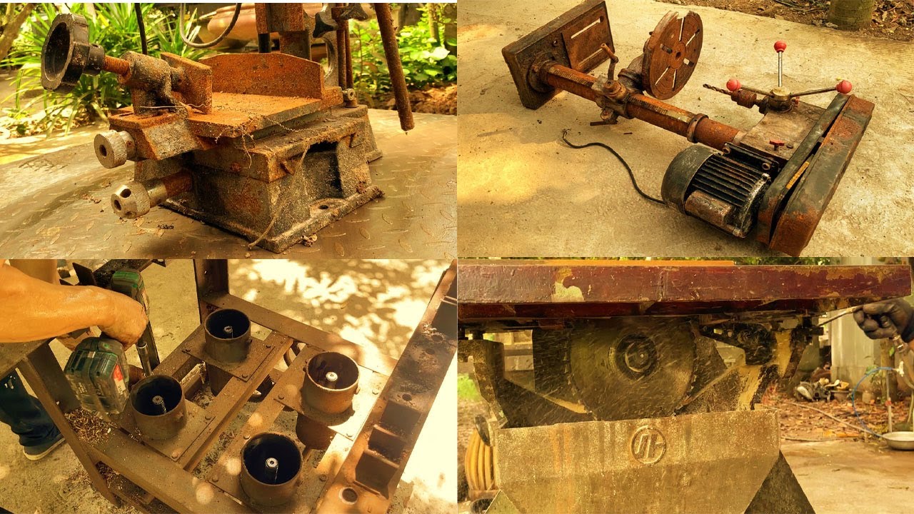 4 Machine Restoration Projects For Wood Workshop Owners // Top ...