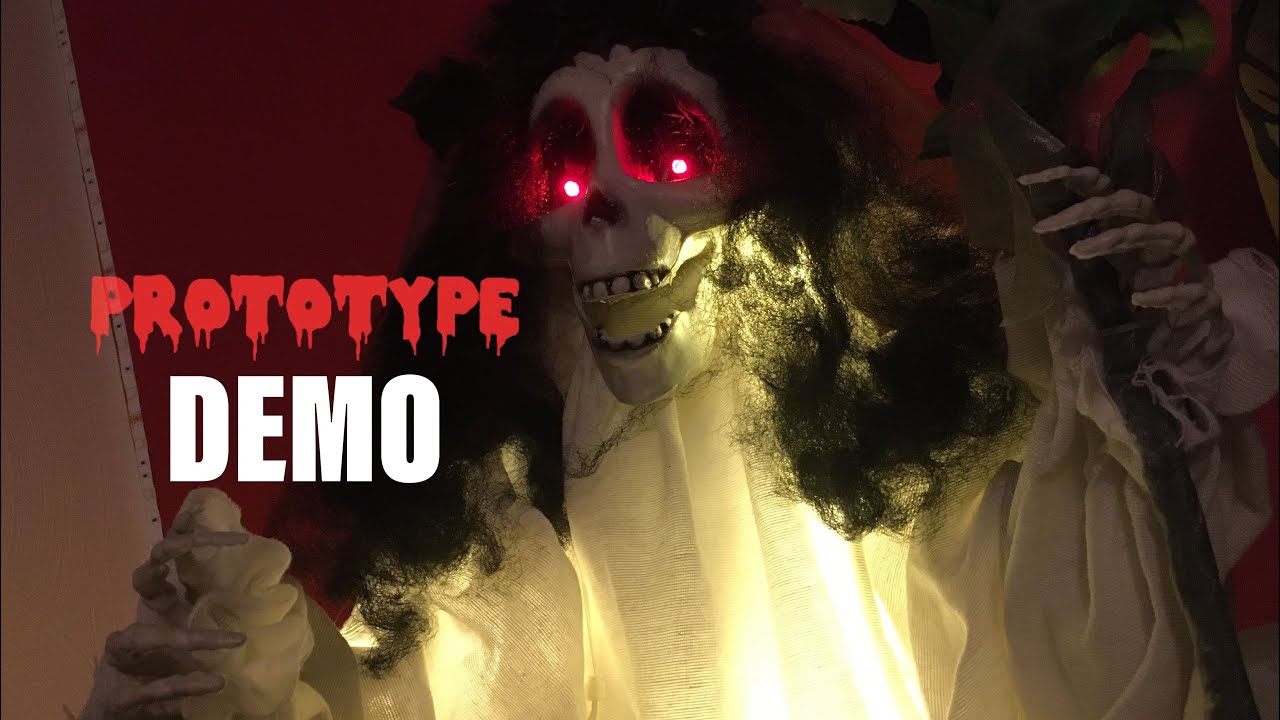 PROTOTYPE: Sunstar 2019 Hanging Skeleton Bride DEMO - YouTube