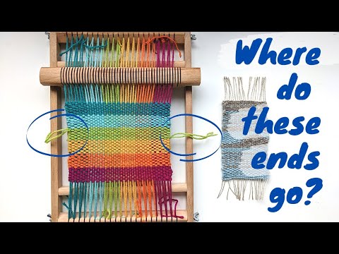 Weaving mini-tutorial 6: TUCKING IN ENDS