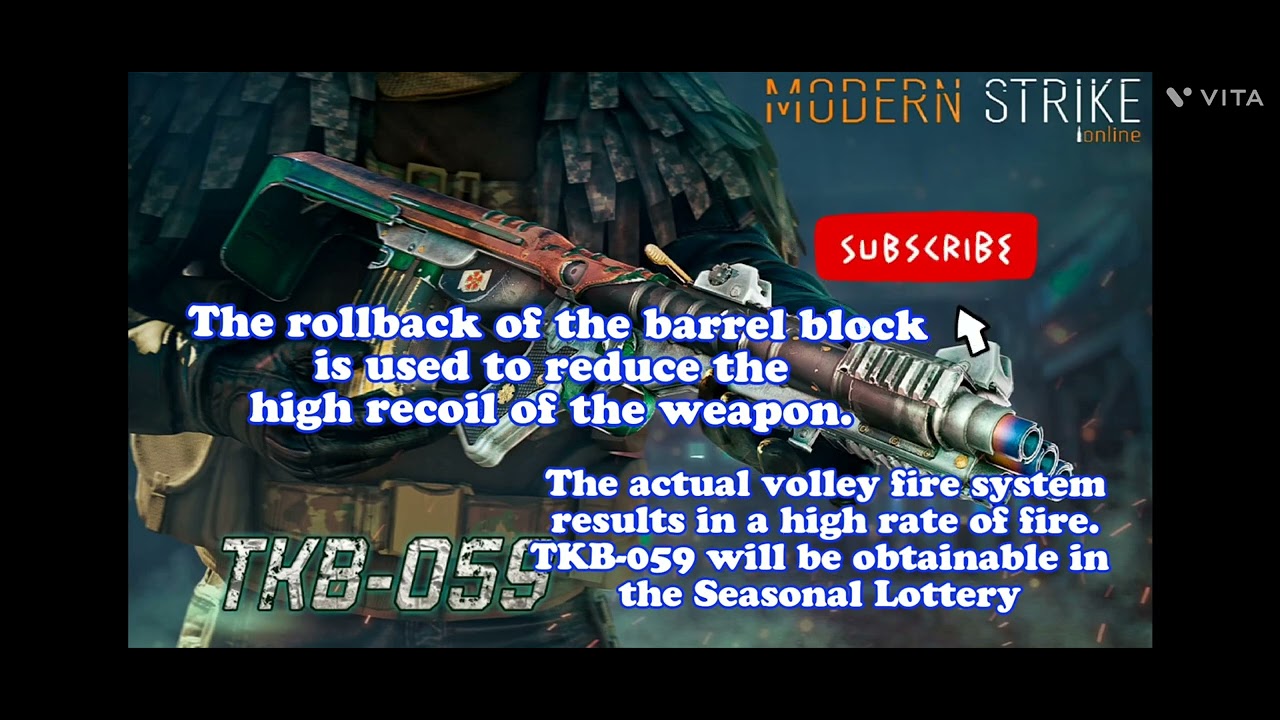 TKB-059 New Assault Rifle in Seasonal Lottery i Modern Strike Online ...