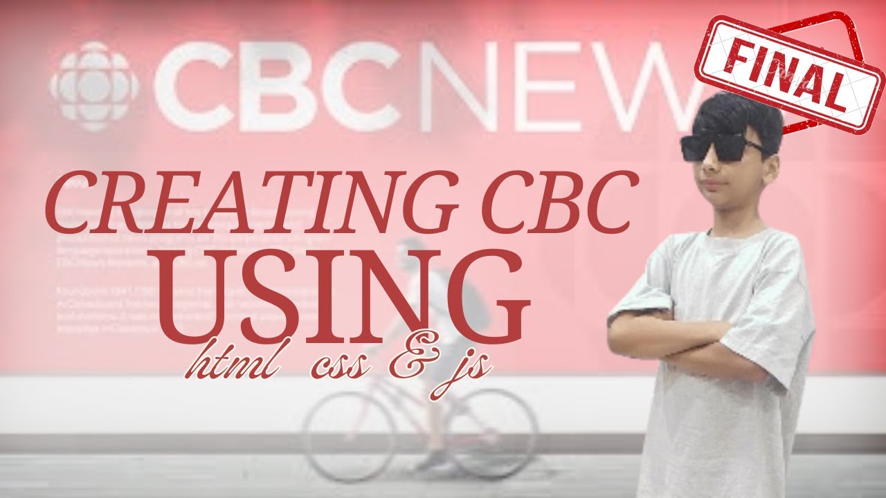 2nd Part Of CBC news Website using HTML CSS JavaScript | Build CBC ...
