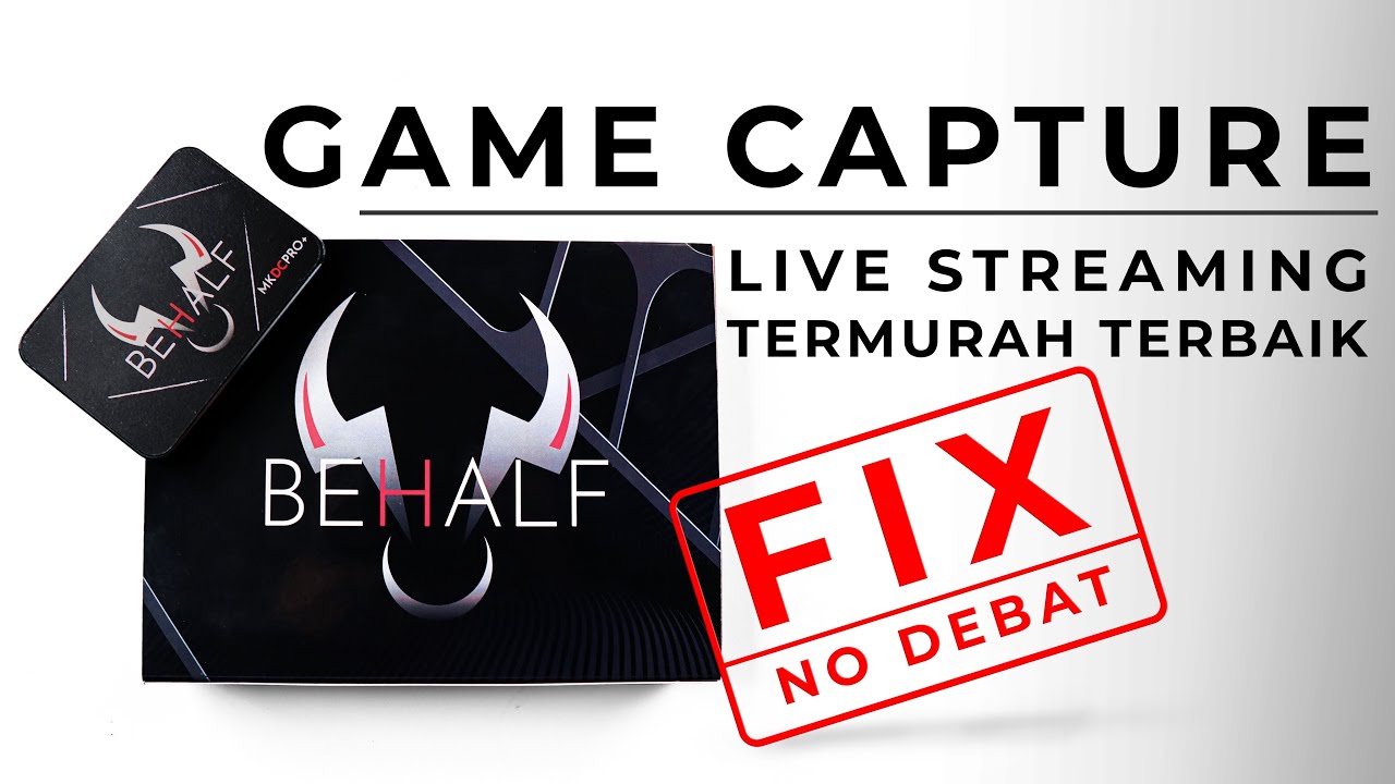 GAME CAPTURE TERBAIK & TERMURAH UNTUK LIVE STREAMING GAME DI YOUTUBE ...