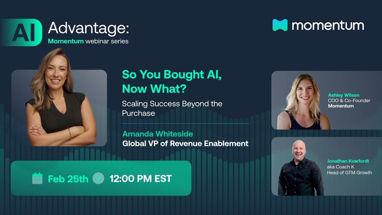 So You Bought AI Now What Scaling Success Beyond the Purchase with ...