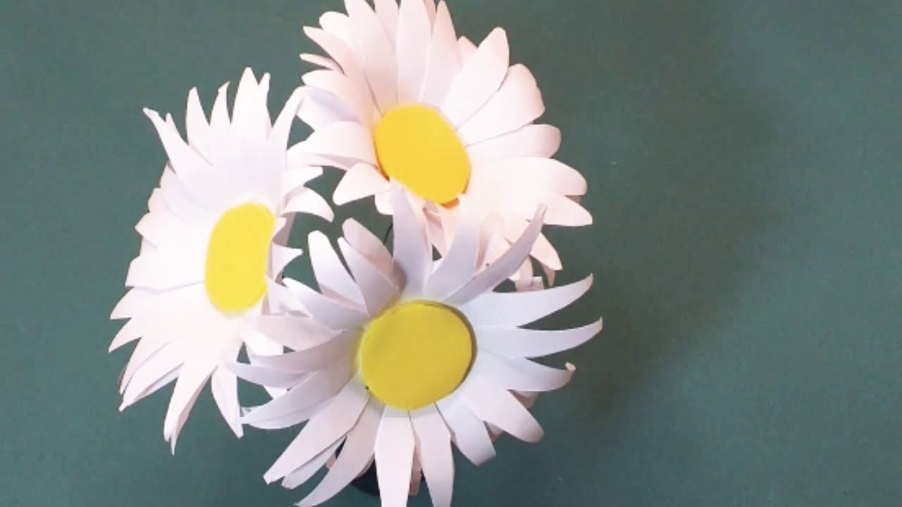 Folha De Margarida Produção De Mini Margarida Em EVA