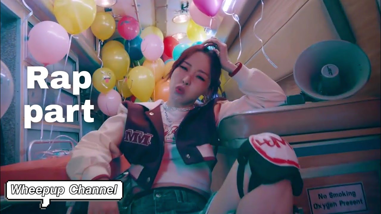 Moonbyul rap part from Lunatic for 1min - YouTube