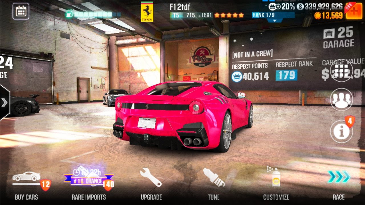 CSR 2 Updated F12tdf Tune (Milestone Car) - YouTube