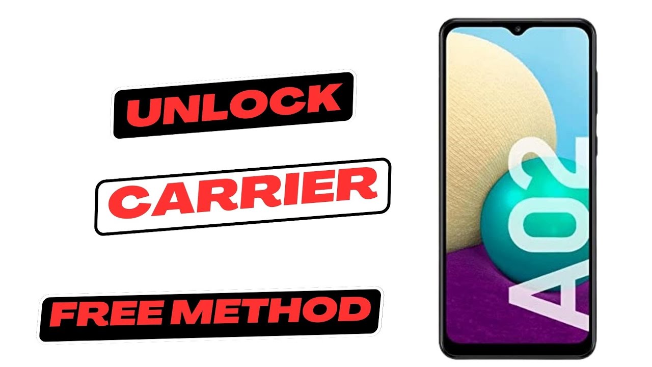 Unlock Samsung Galaxy A02 - How to unlock Samsung Galaxy A02 - YouTube