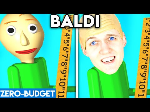 BALDI'S BASICS WITH ZERO BUDGET! (BALDI LANKYBOX PARODY!)