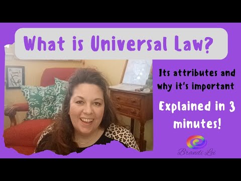 What is Universal Law? Explained in 3 minutes! - YouTube