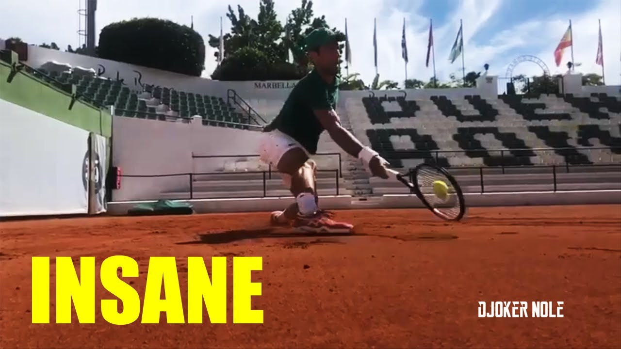 Novak Djokovic Insane Sliding Skills - Marbella 2020 (HD) - YouTube