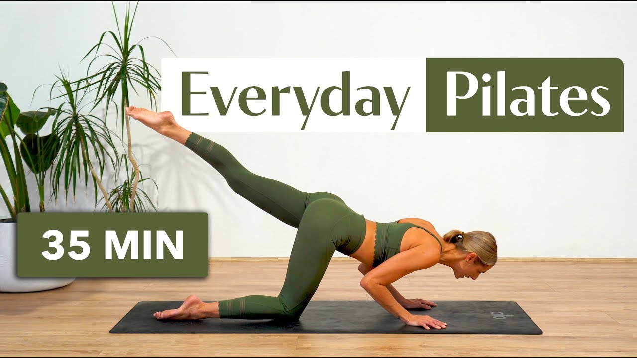 35 MIN EVERYDAY PILATES ROUTINE || FULL BODY WORKOUT (At Home ...