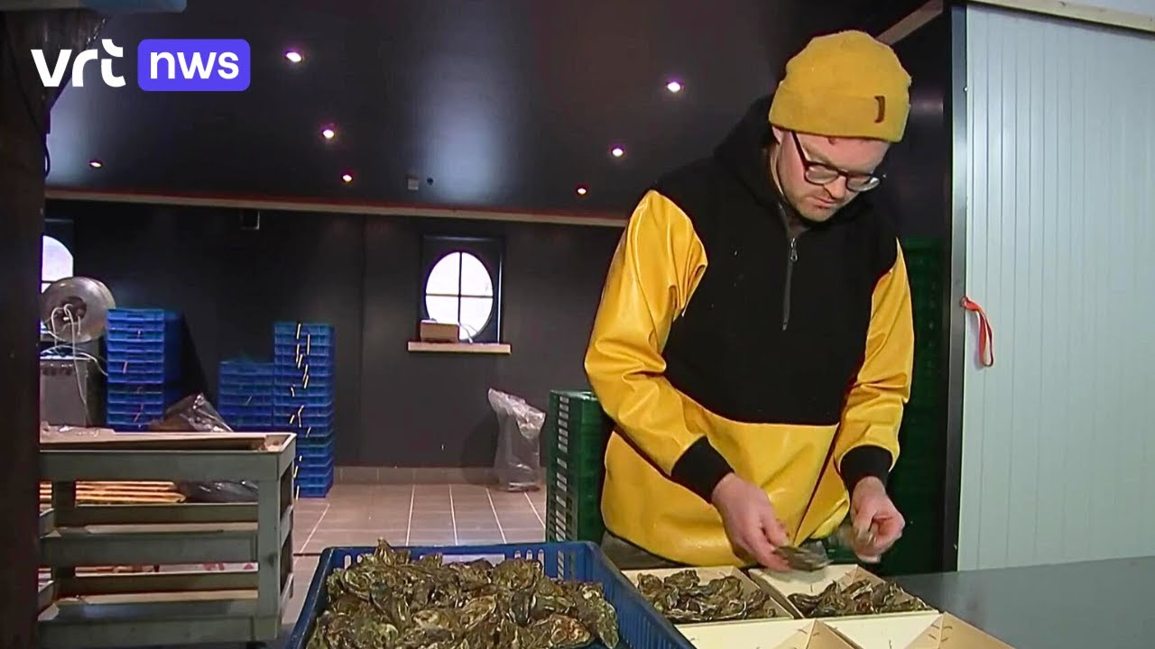 Eindejaarsdrukte in de Oesterput in Oostende - YouTube