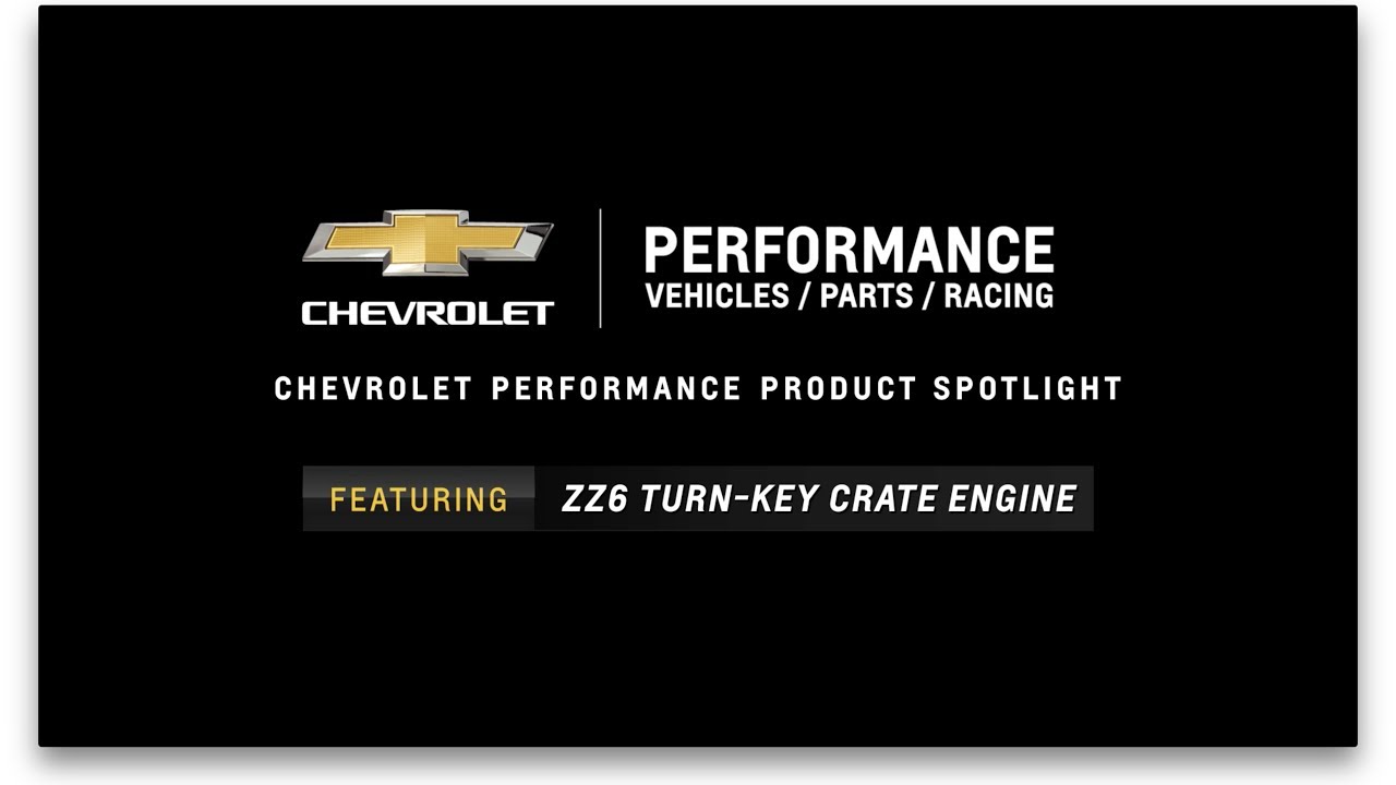 Chevrolet Performance - ZZ6 Turn-Key Crate Engine - Information & Specs ...