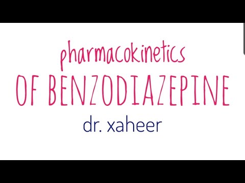 pharmacokinetics of benzodiazepine - YouTube
