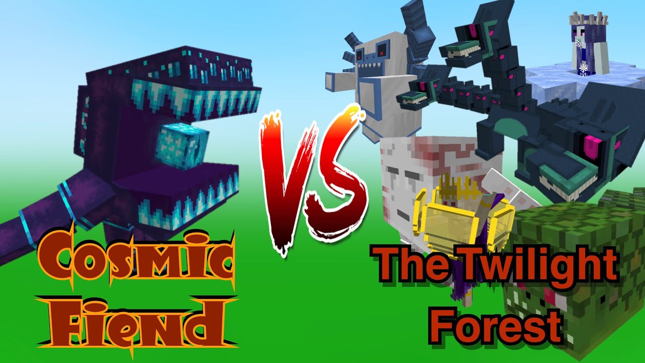 ماين كرافت| قتال الوحوش| من الذي فاز؟؟؟| Cosmic Fiend VS The Twilight ...