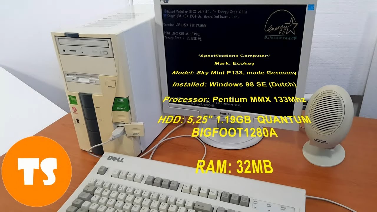 ⭐Retro PC: WOW! "5,25inch" HDD IDE install of Pentium 133Mhz MMX ...