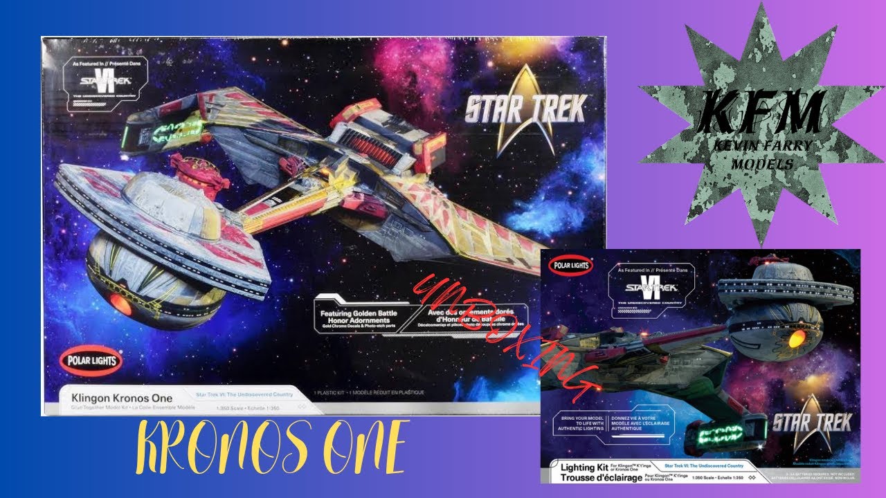 POLAR LIGHTS KRONOS ONE 1-350 UNBOXING - YouTube