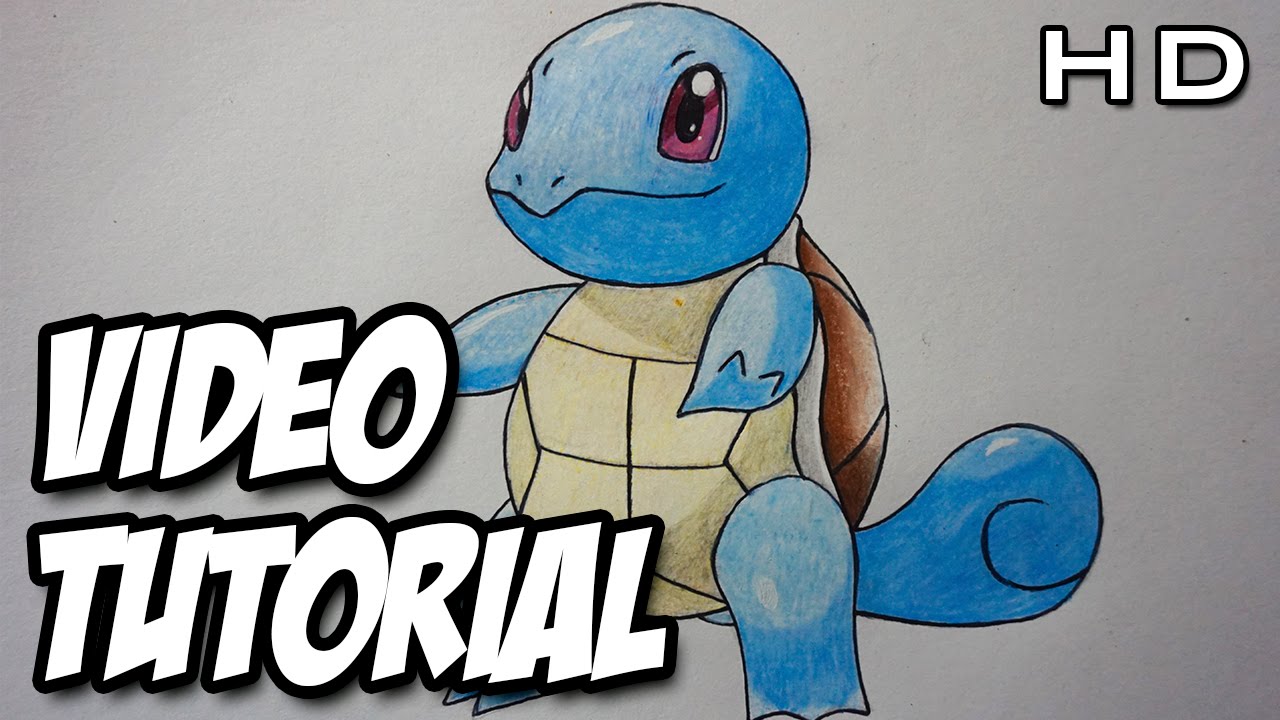 Cómo Dibujar A Squirtle