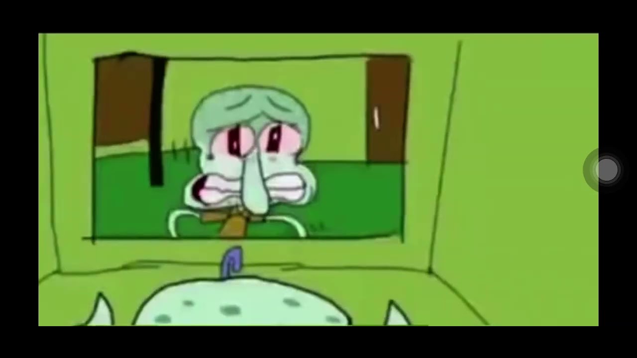 Squidward crying in the mirror - YouTube