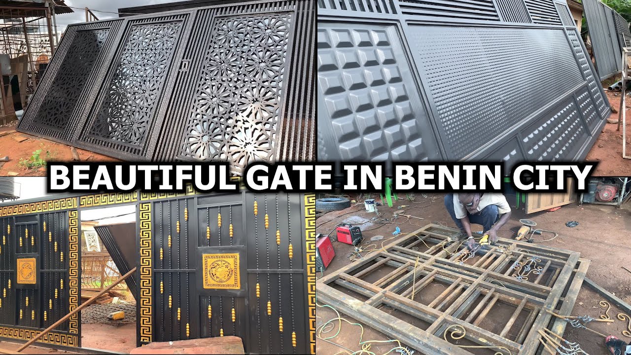 EDO:CONSTRUCTION OF BEAUTIFUL GATE, TANK STAND, HANDRAY WROUGHT IRON ...