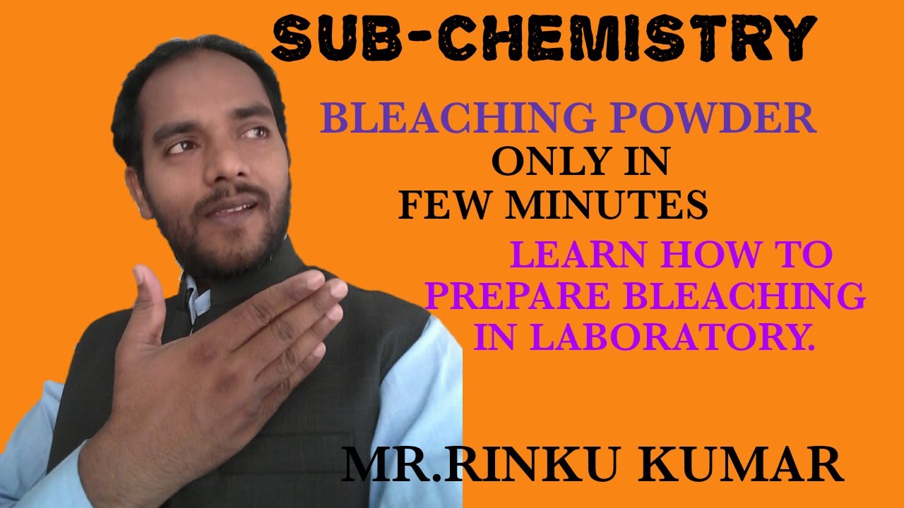 PREPARATION METHODS OF BLEACHING POWDER - YouTube