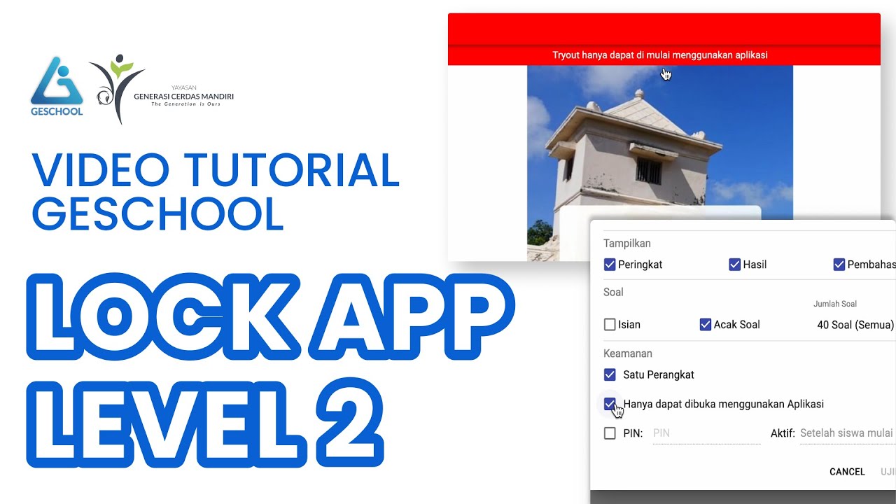 Video Tutorial Lock App Level 2 - YouTube