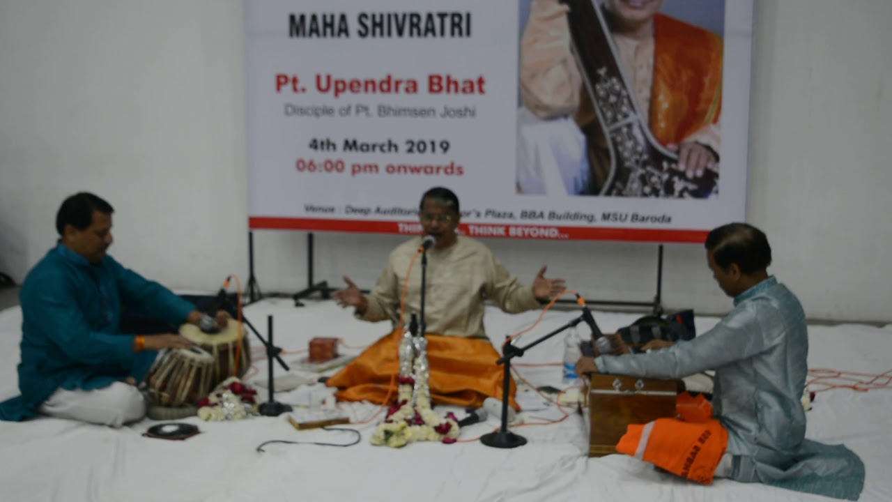 Rag Bhimplasi - Brij me dhoom Machave Kanha by Upendra Bhat - YouTube